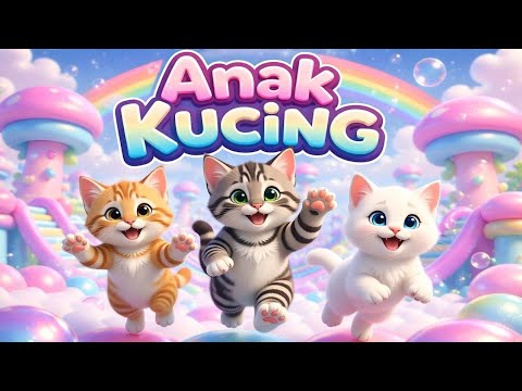 LAGU ANAK 🇮🇩 ANAK KUCING MEONG MEONG - KITTEN SONG - LAGU ANAK BALITA VIRAL