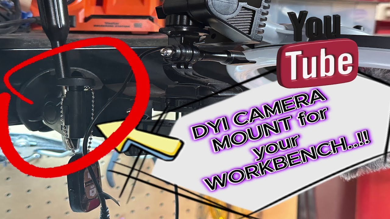 Steady overhead camera mount for your workbench - YouTube