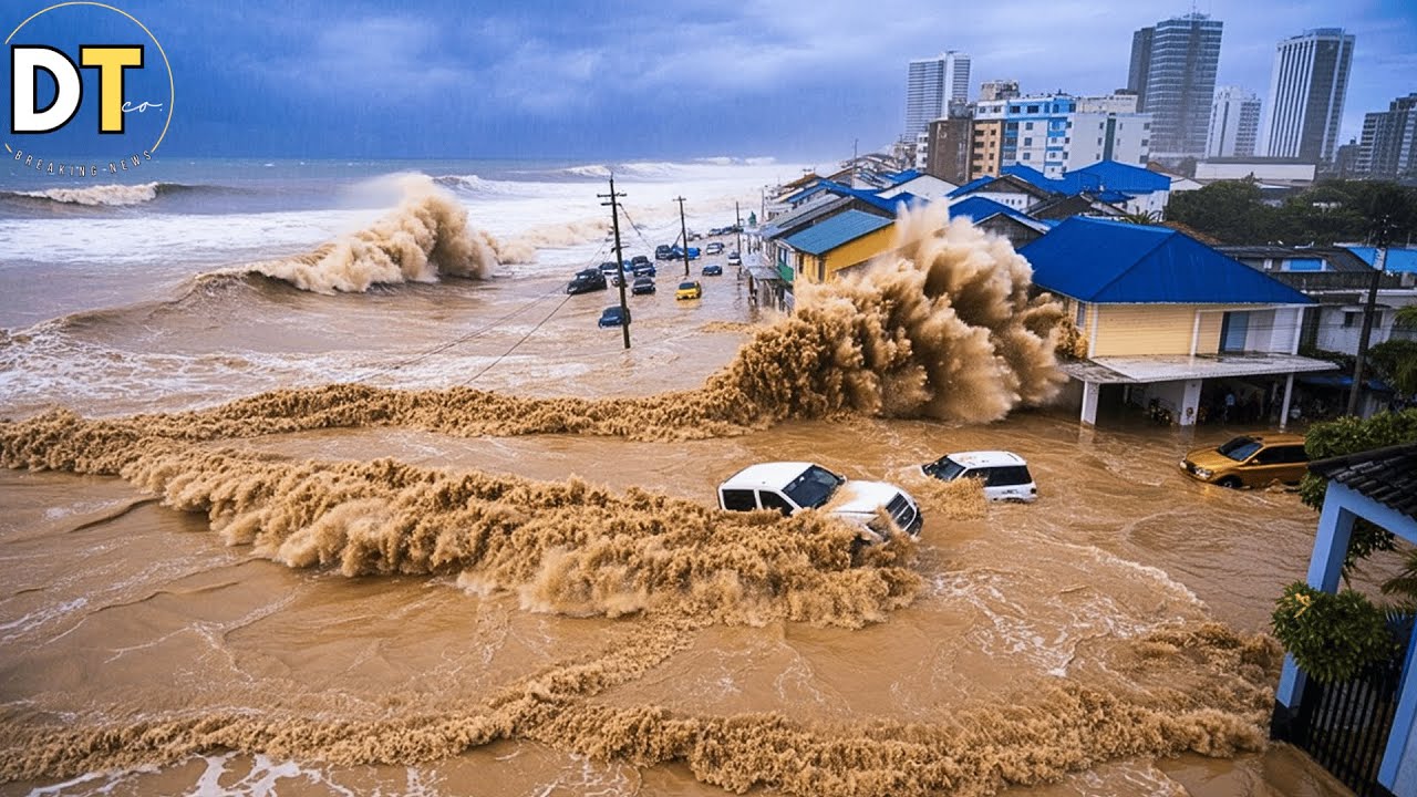 Huge Waves Hit Brazil! Rio de Janeiro Paralyzed by Tsunami-like Waves ...