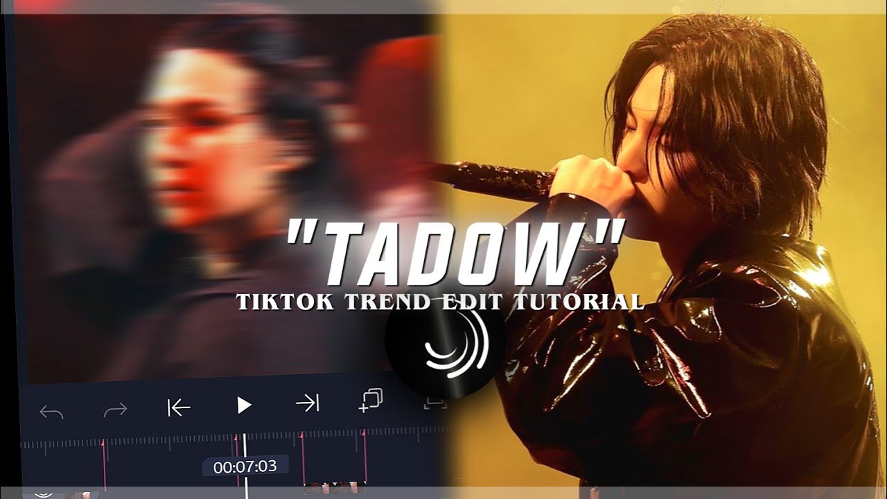 "TADOW" tiktok trend edit tutorial - alightmotion - YouTube