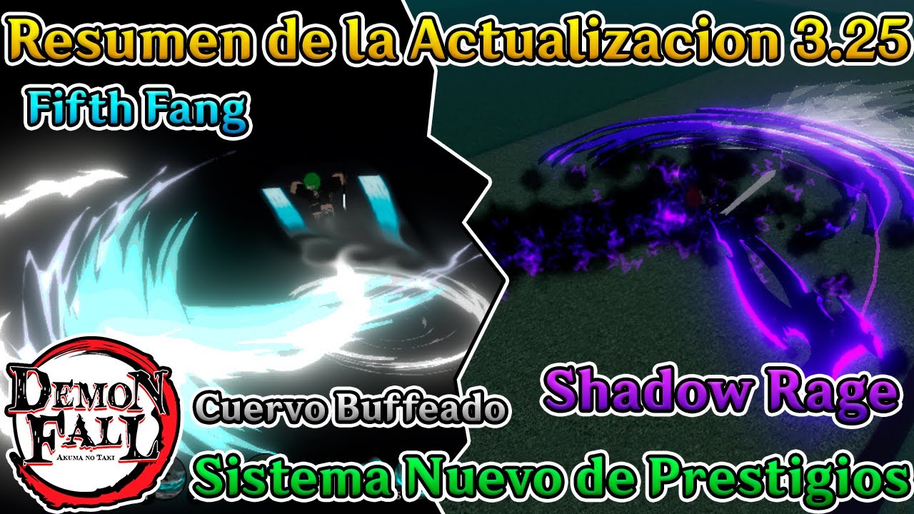 Demon Fall Update 3.25 Shadow y Bestia Nuevas Posturas!! Roblox - YouTube