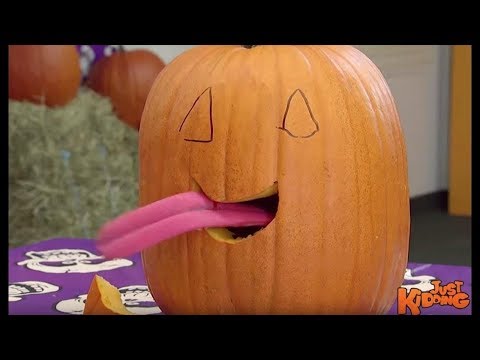 LICKED by a Pumpkin Prank