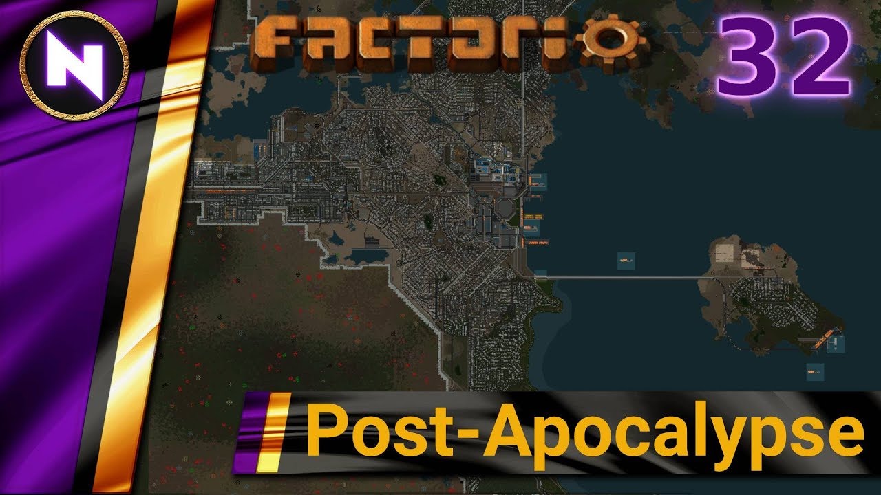 Factorio Post Apocalypse #32 DESTROYERS - YouTube