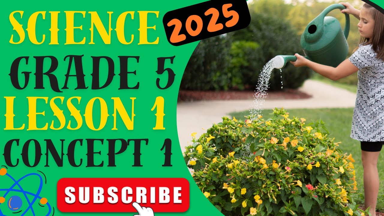 Science Grade 5 First Term 2025 Concept 1 lesson 1 the plant 2025 ساينس ...