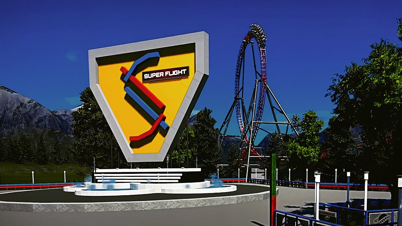 SUPERMAN Super Flight - A Planet Coaster Creation - YouTube