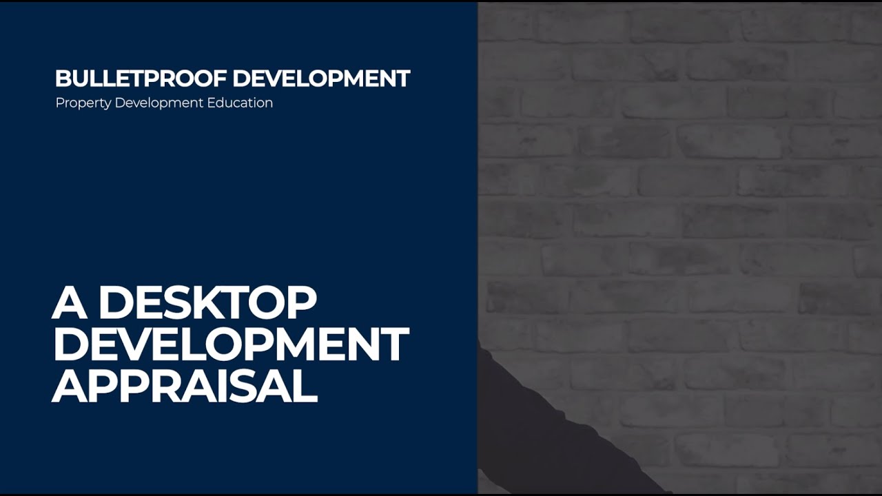 HOW TO carry out your Desktop Appraisal - YouTube