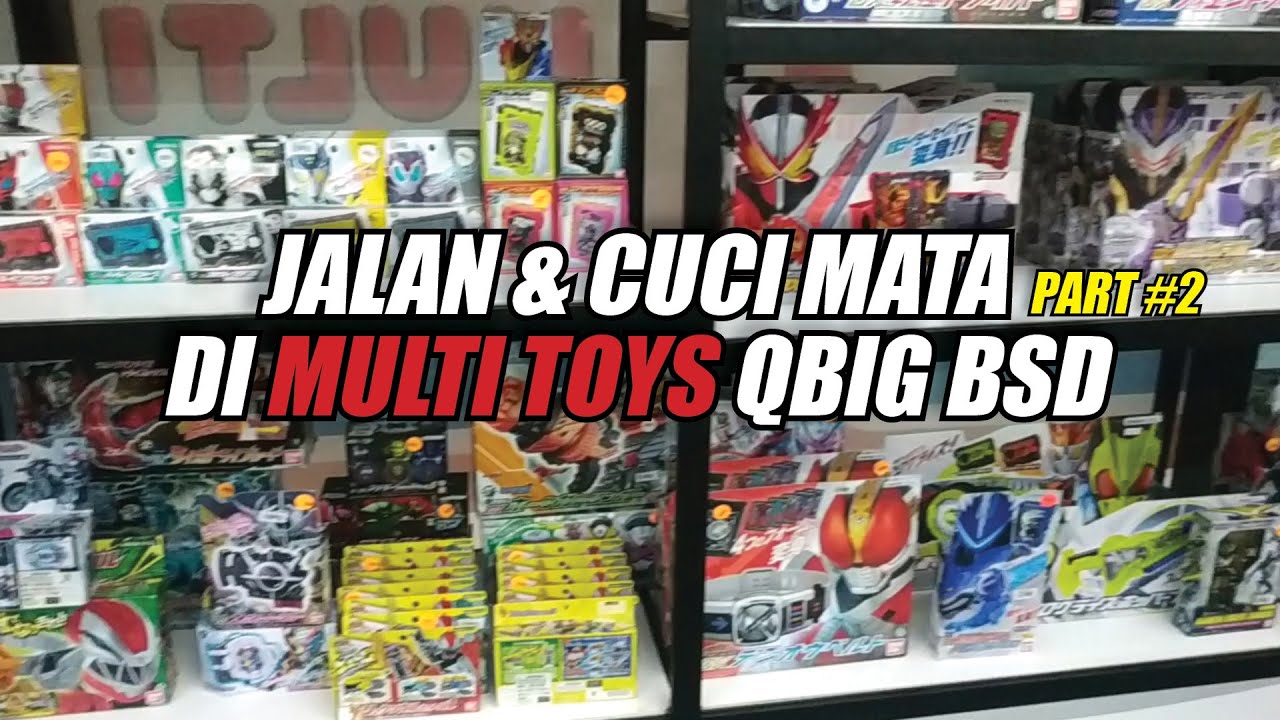 MULTI Toys Qbig BSD City jalan-jalan & cuci mata Mainan Kamen Rider ...