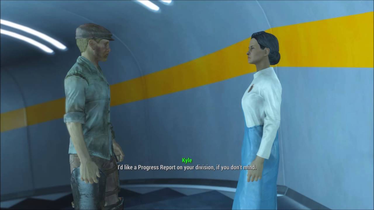 Fallout 4 - Dr. Li Ignores SS - YouTube