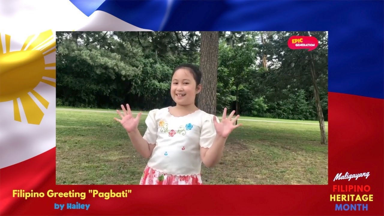 New Filipino way of greeting (Pagbati) - YouTube