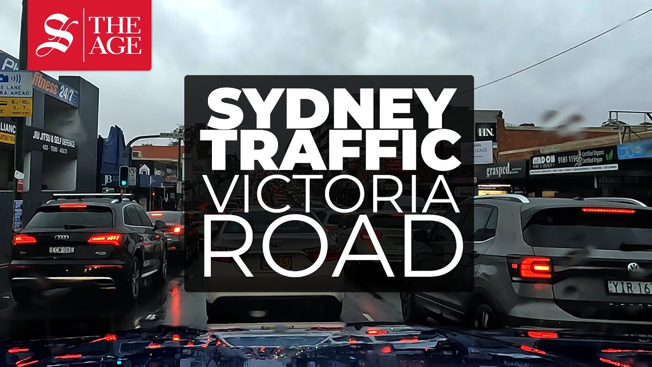 Sydney traffic woes - Victoria Road in peak hour - YouTube