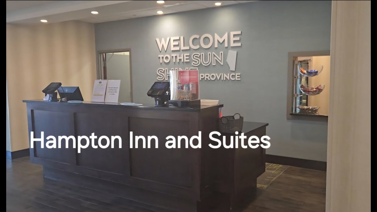Hampton Inn and Suites Room Tour. Red Deer Alberta - YouTube