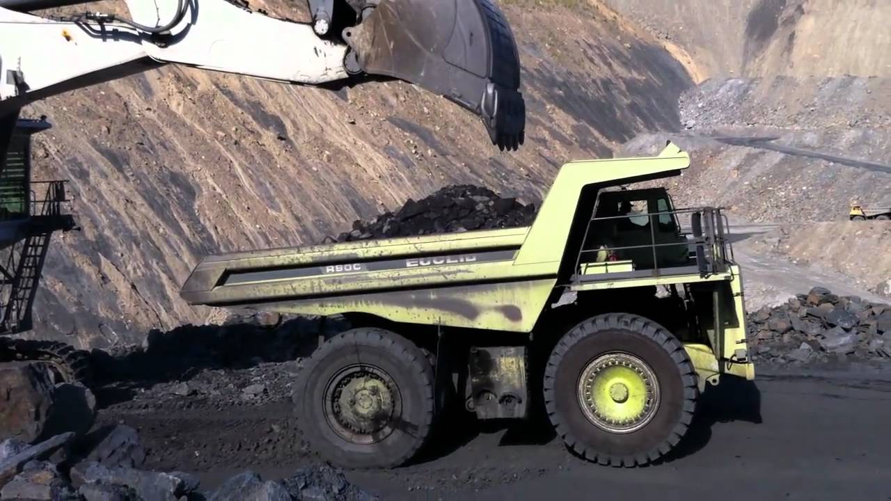 Stockton Opencast Anthracite Mine PA USA - YouTube