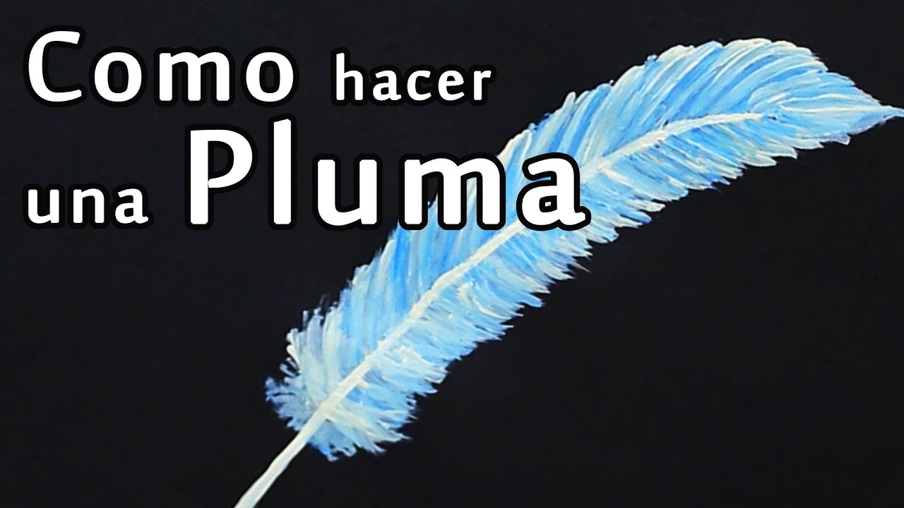 Cómo Pintar una Pluma 🪶 Paso a paso | Arte Track - YouTube