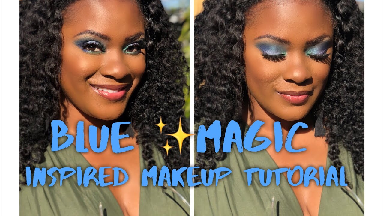 Blue Magic Inspired Makeup Look Ft Juvias Place Magic Palette# ...