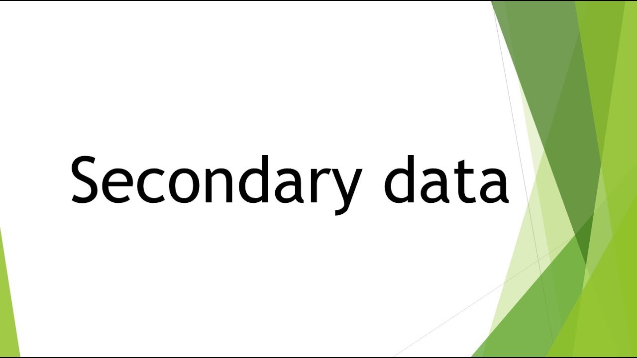 Secondary Data YouTube secondary-data-youtube