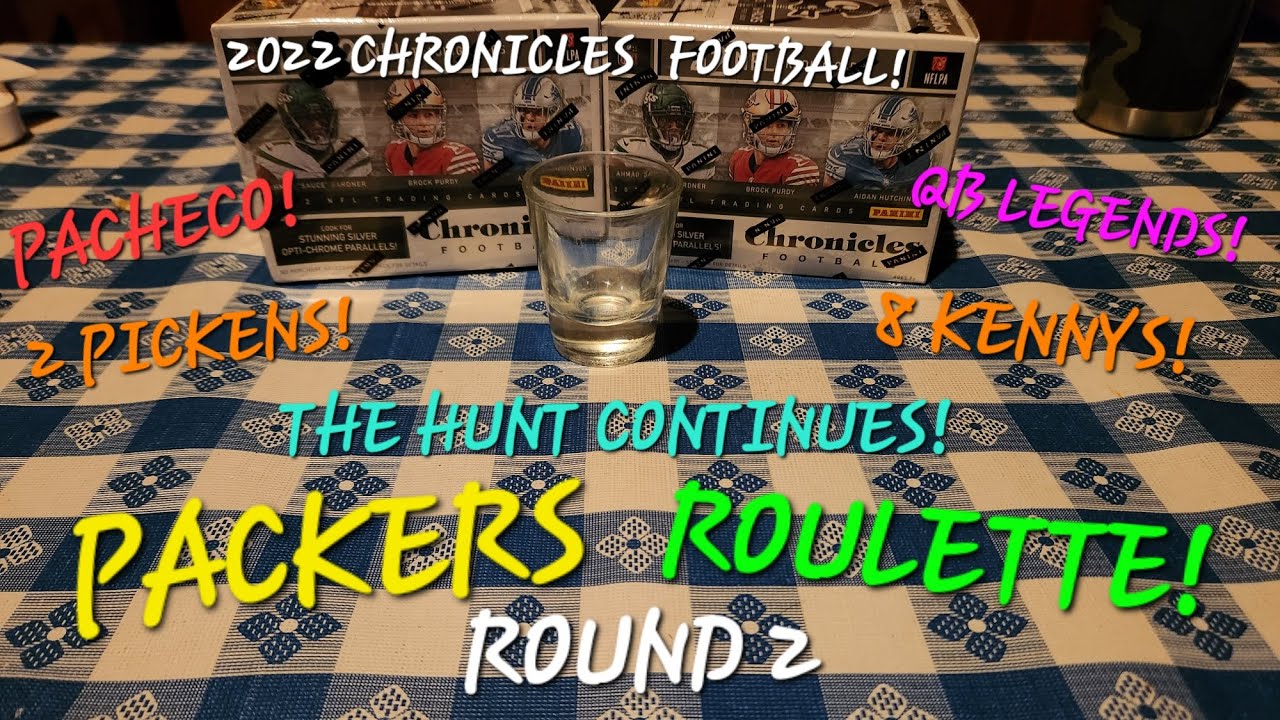 PACKERS ROULETTE!!! ROUND 2! 2022 PANINI CHRONICLES FOOTBALL BLASTER ...
