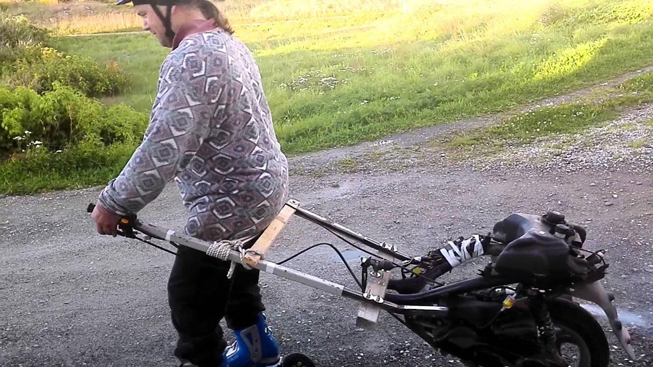 Motor Powered roller blades part 1 - YouTube