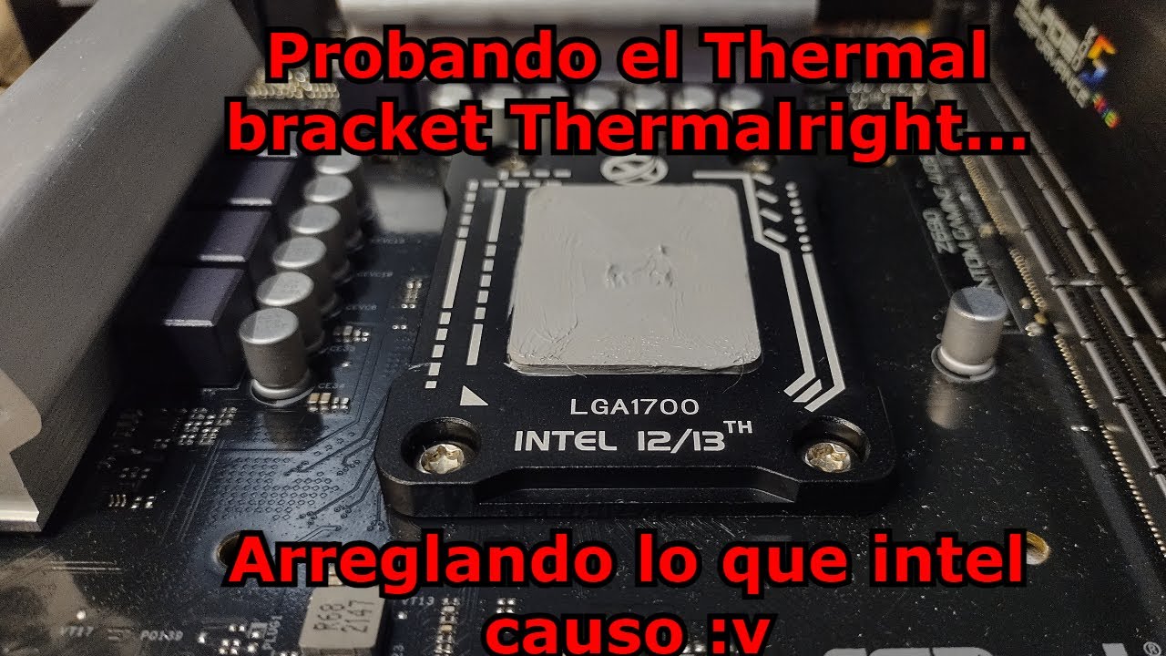 Me compre el thermal bracket Thermalright, guia de instalacion y ...