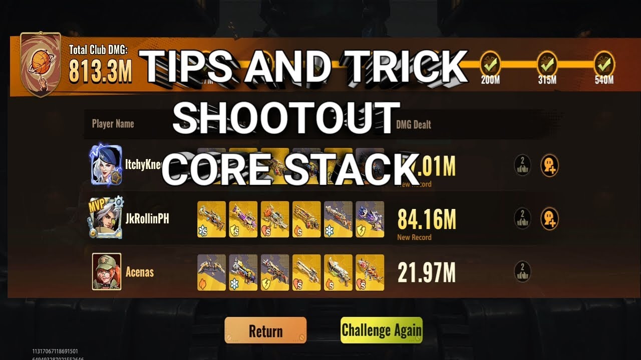 Shootout core stack 84m DamageTips and Tricks Metal Slug: Awakening ...