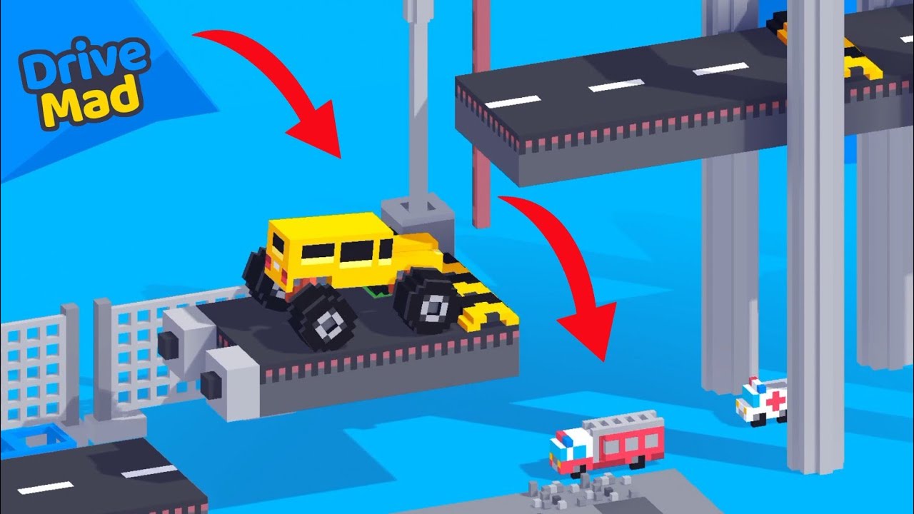 Fancade drive Mad All Levels Gameplay Walkthrough - YouTube