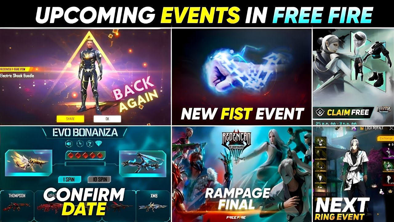 UPCOMING EVENT IN FREE FIRE | FREE FIRE UPCOMING EVENT | FREE FIRE NEW ...