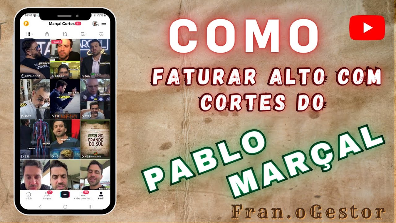 COMO fazer os cortes do Pablo Marçal e ganhar Muita grana com isso ...
