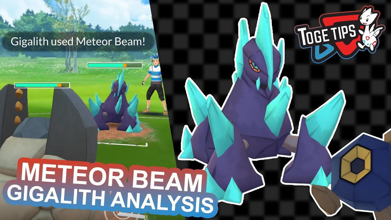 How Good is Meteor Beam Gigalith? | Pokémon Go Community Day Analysis ...