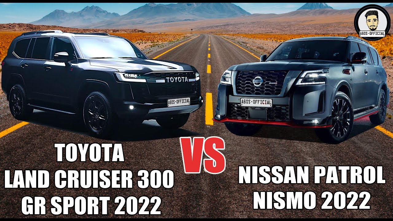 Toyota Land Cruiser 300 GR VS Nissan Patrol Nismo . Exterior and ...