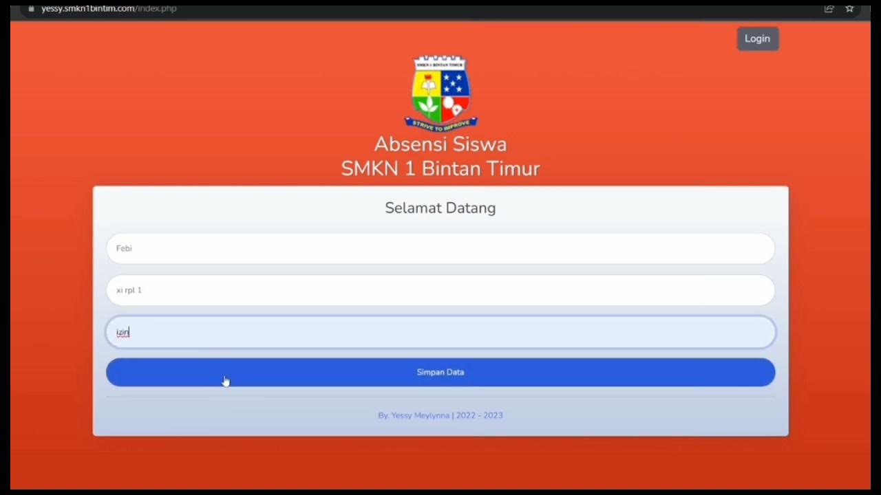 SISTEM INFORMASI ABSENSI SISWA - YouTube