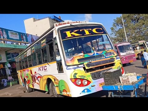 KTC private bus திருப்பத்தூர் 🔁 தர்மபுரி ️ வழி மத்தூர் போச்சம்பள்ளி ...