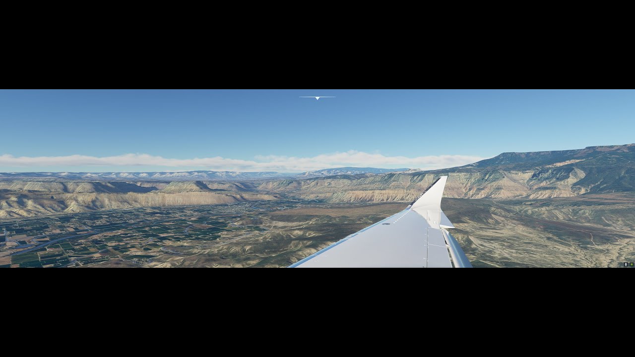 Landing at Grand Junction, CO KGJT in the Longitude! Gorgeous scenery ...