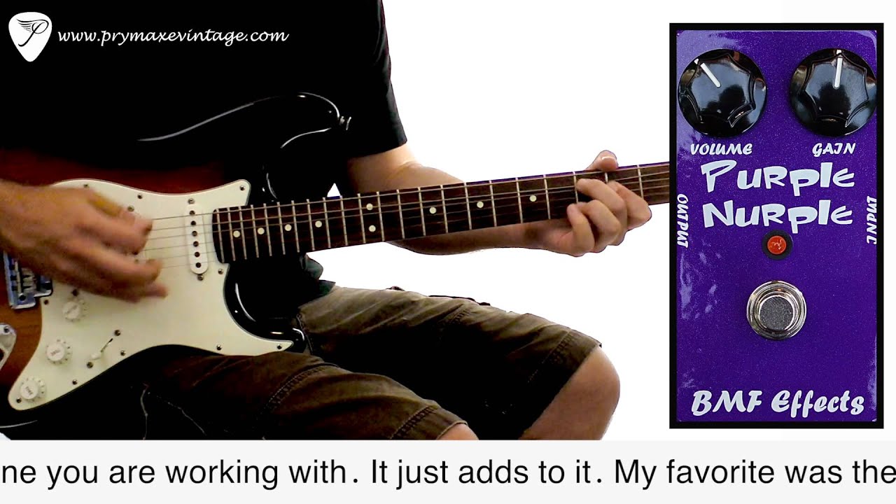 BMF Pedals Purple Nurple Fuzz - YouTube