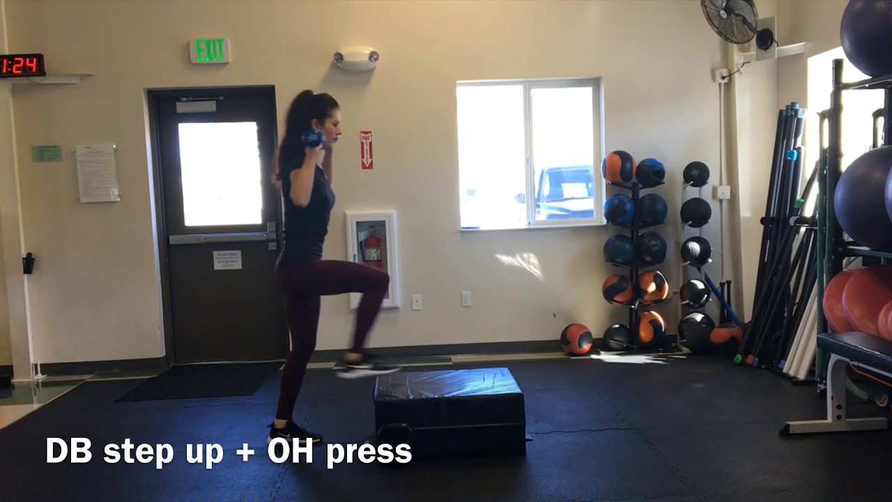 DB Step Up-Press - YouTube