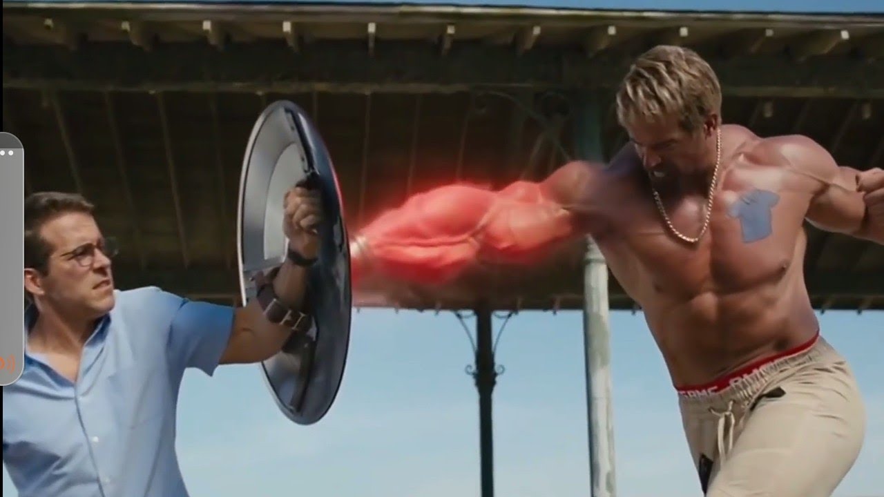 Free Guy | Ryan Reynolds with Captain America's Shield - YouTube