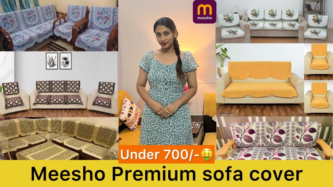 Meesho premium sofa covers haul🧡|| All under ₹700/-🤑|| #meesho # ...