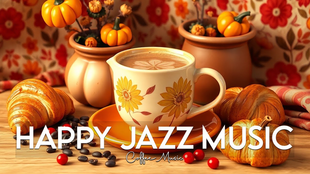 Happy Jazz Music ☕ Light Cafe Jazz Instrumental for Morning Energy ...
