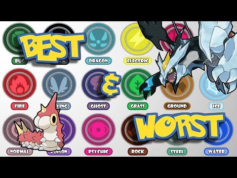 The BEST and WORST Pokémon Types - YouTube