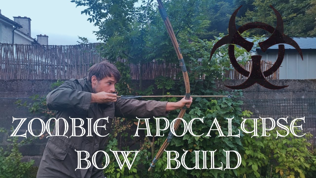 Zombie apocalypse bow and arrow build - YouTube