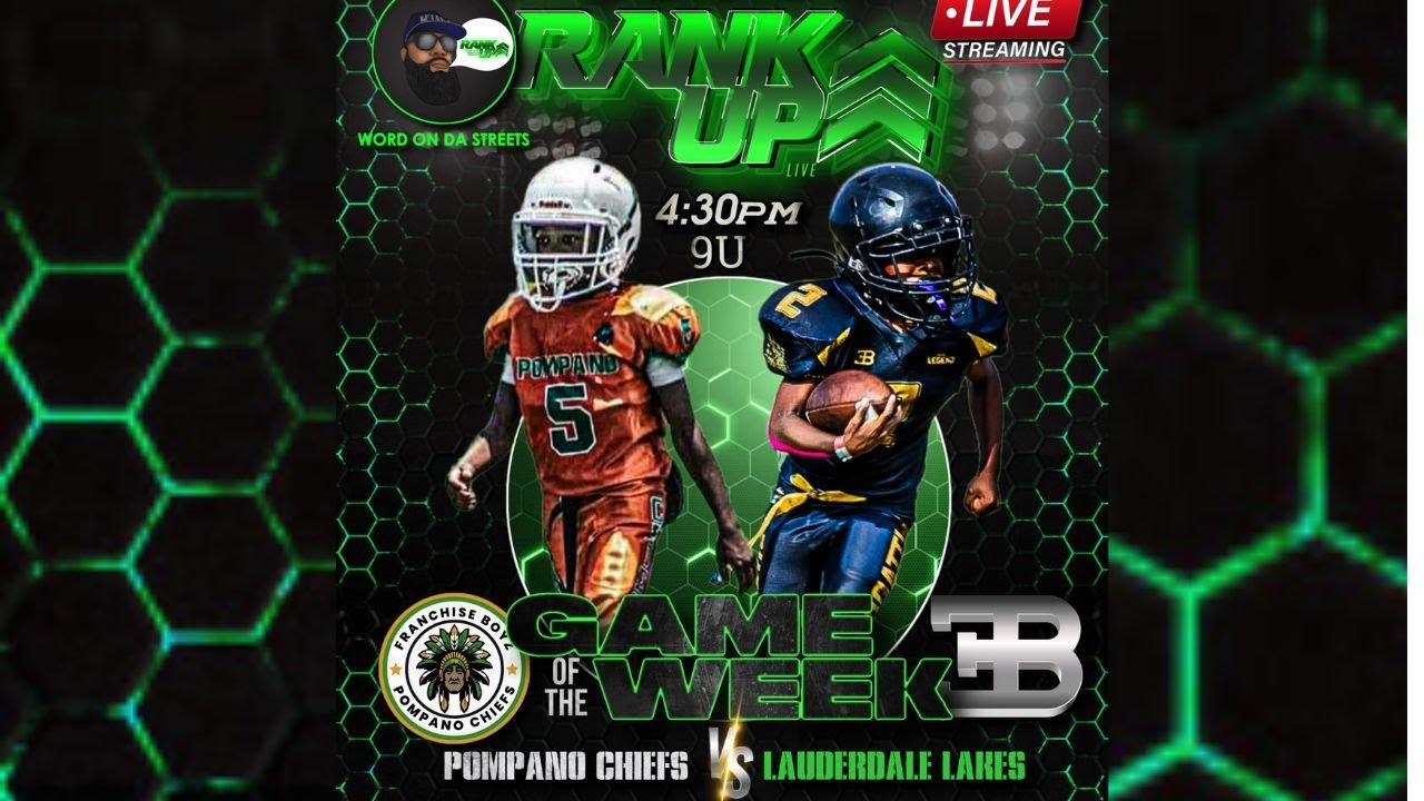 Lauderdale Lakes aka SRT BOYZ 6u vs Pompano Chiefs 6u - YouTube