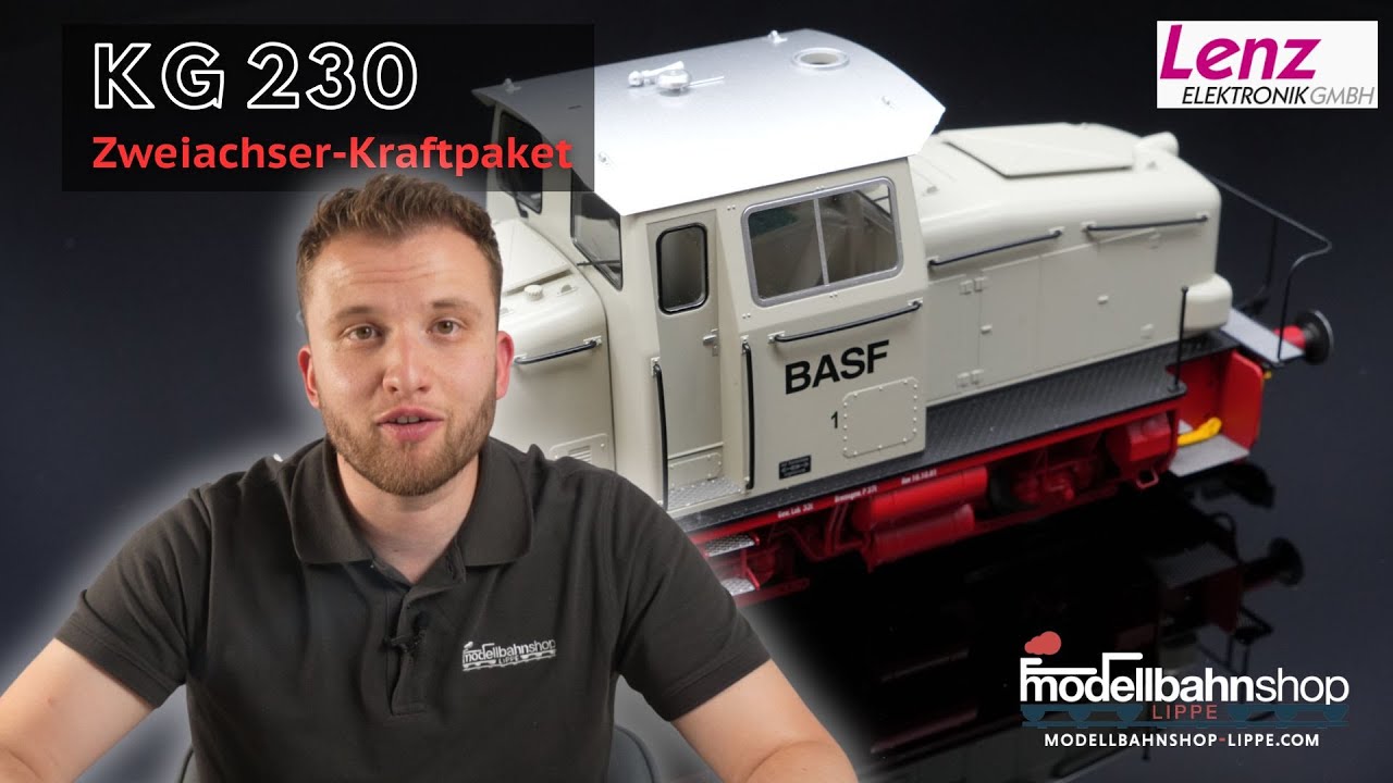Lenz | Spur 0 | Diesellok | Deutz | KG 230 B | MSL News - YouTube