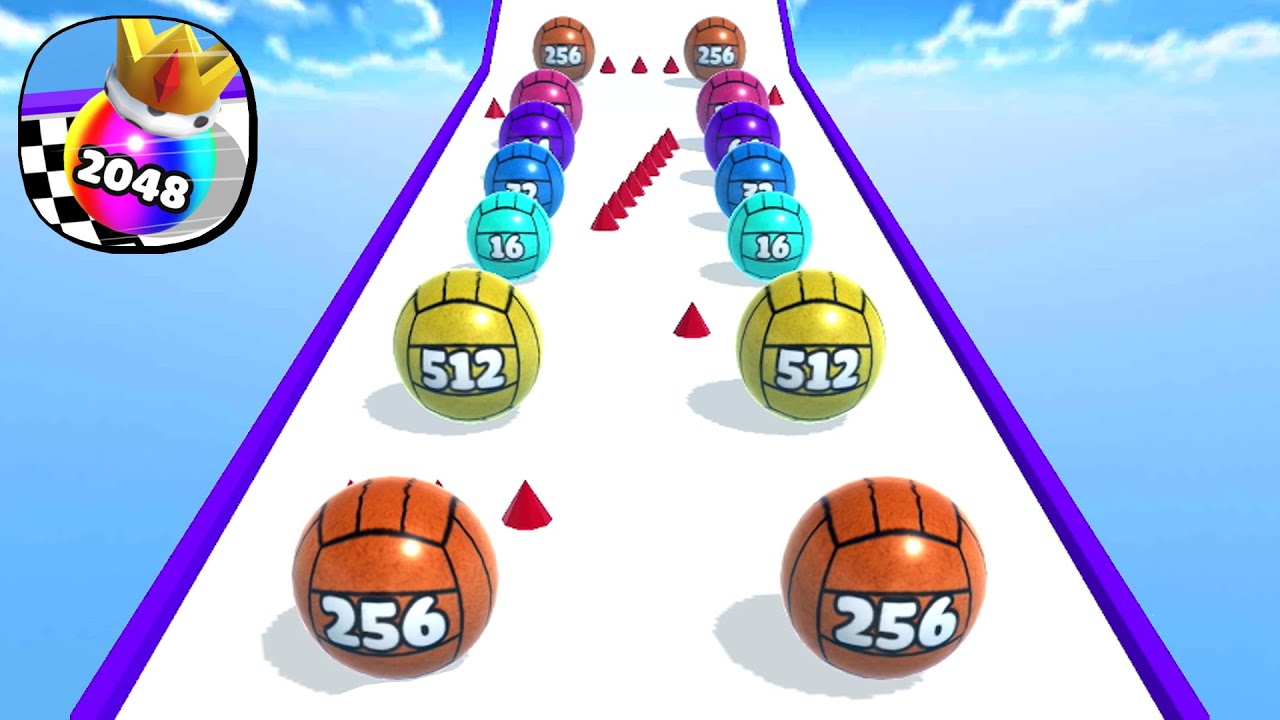 Ball Merge 2048 - All Levels Ball Gameplay Android, iOS ( Level 3738 ...