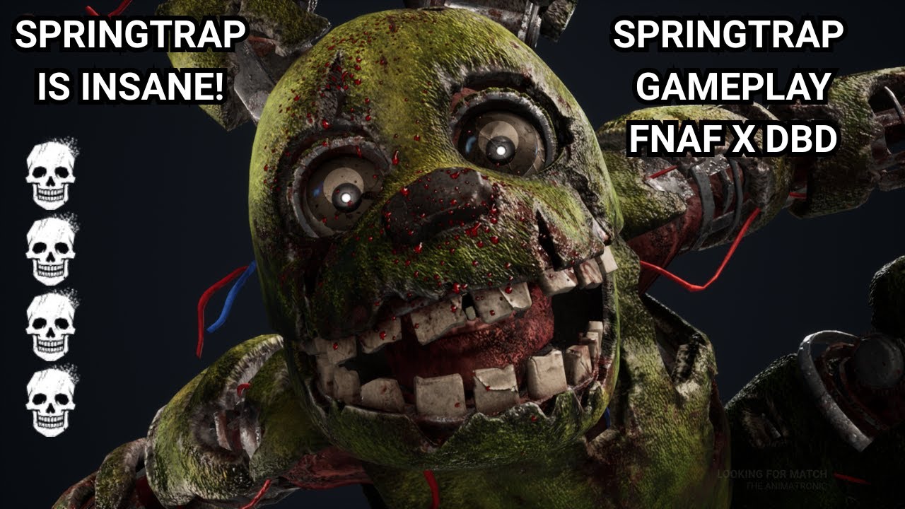 SPRINGTRAP IS INSANE | FNAF X DBD Springtrap Gameplay - YouTube