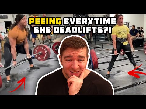 Woman Peeing All Over The Gym Every Time She Deadlifts