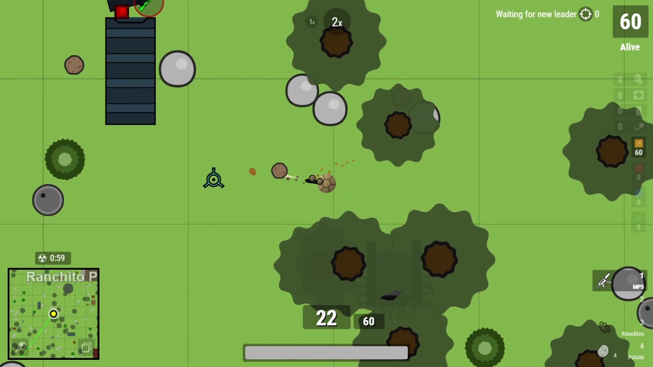 surviv io 2d battle royale game - YouTube