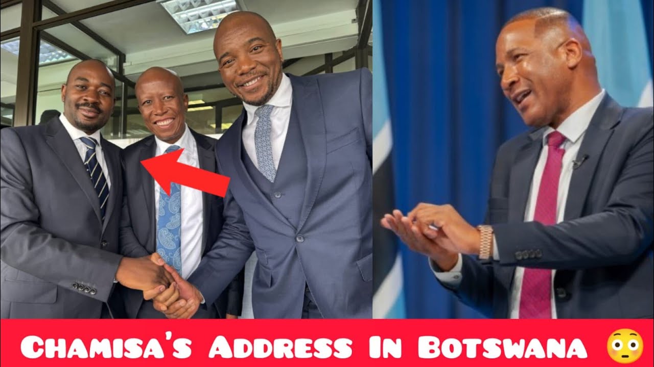 Finally Chamisa Speaks At Botswanan Inaugural Hona 😳 - YouTube