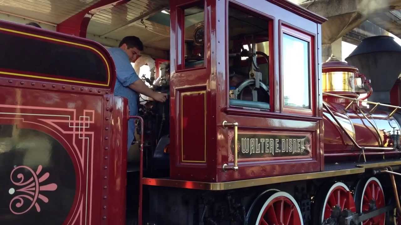 Walter E. Disney Engine #1 Lighting The Boiler - YouTube