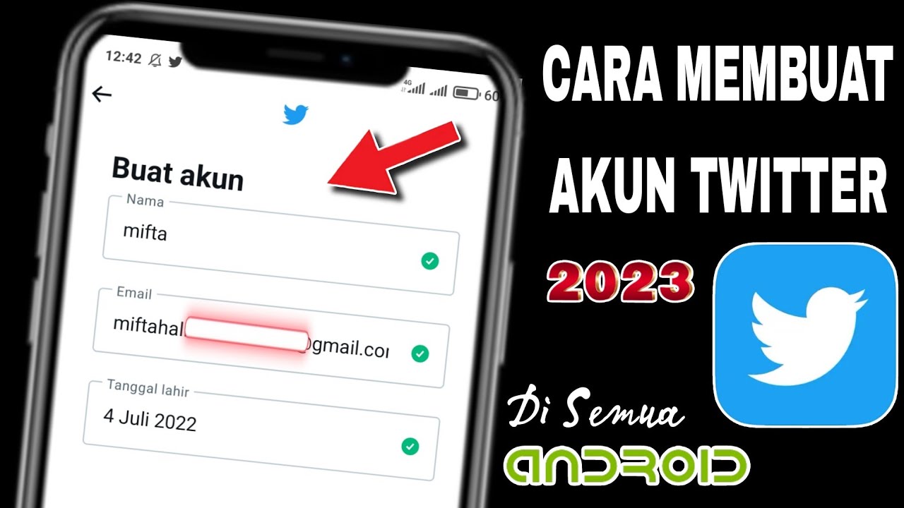 Cara Membuat Akun Twitter Terbaru 2023 - YouTube