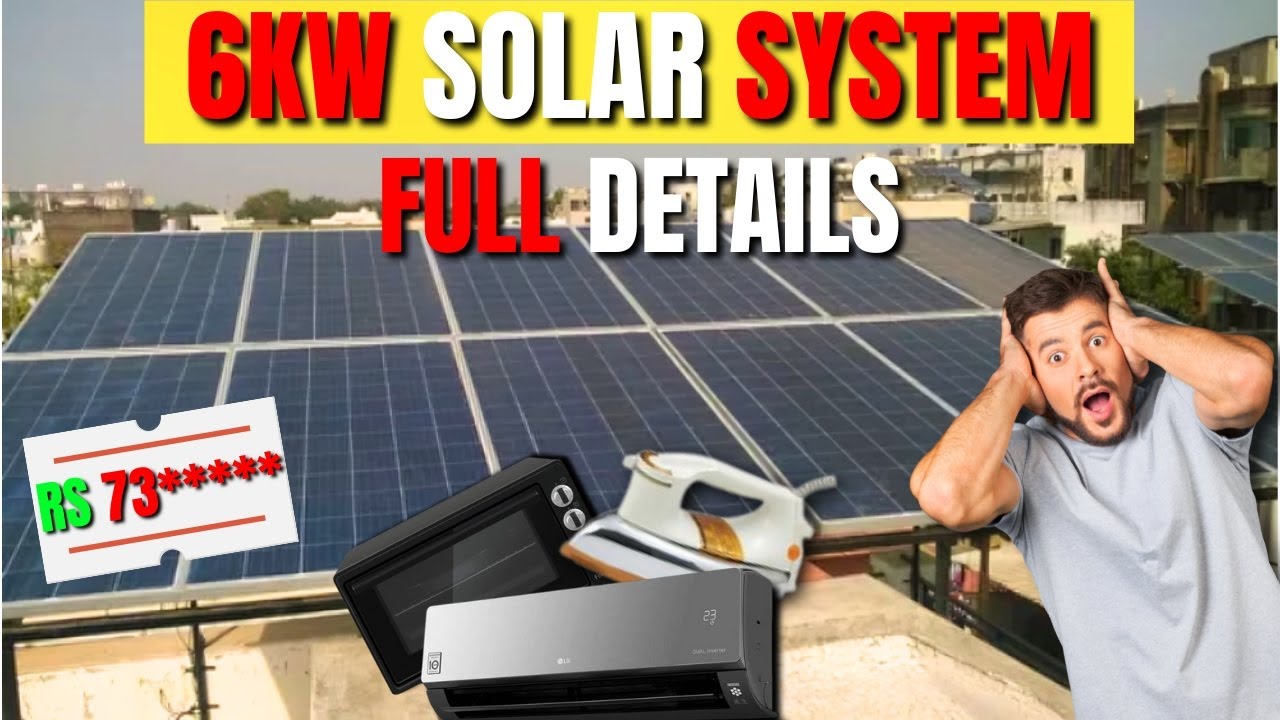 6Kw Hybrid Solar System Full Details I Load Testing+Total Cost? - YouTube