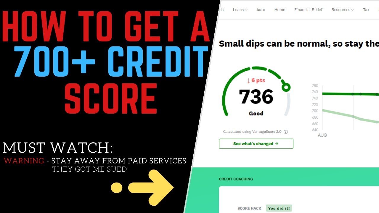 How to Get a 700 Credit Score | Step by Step | Why I got sued Using a ...