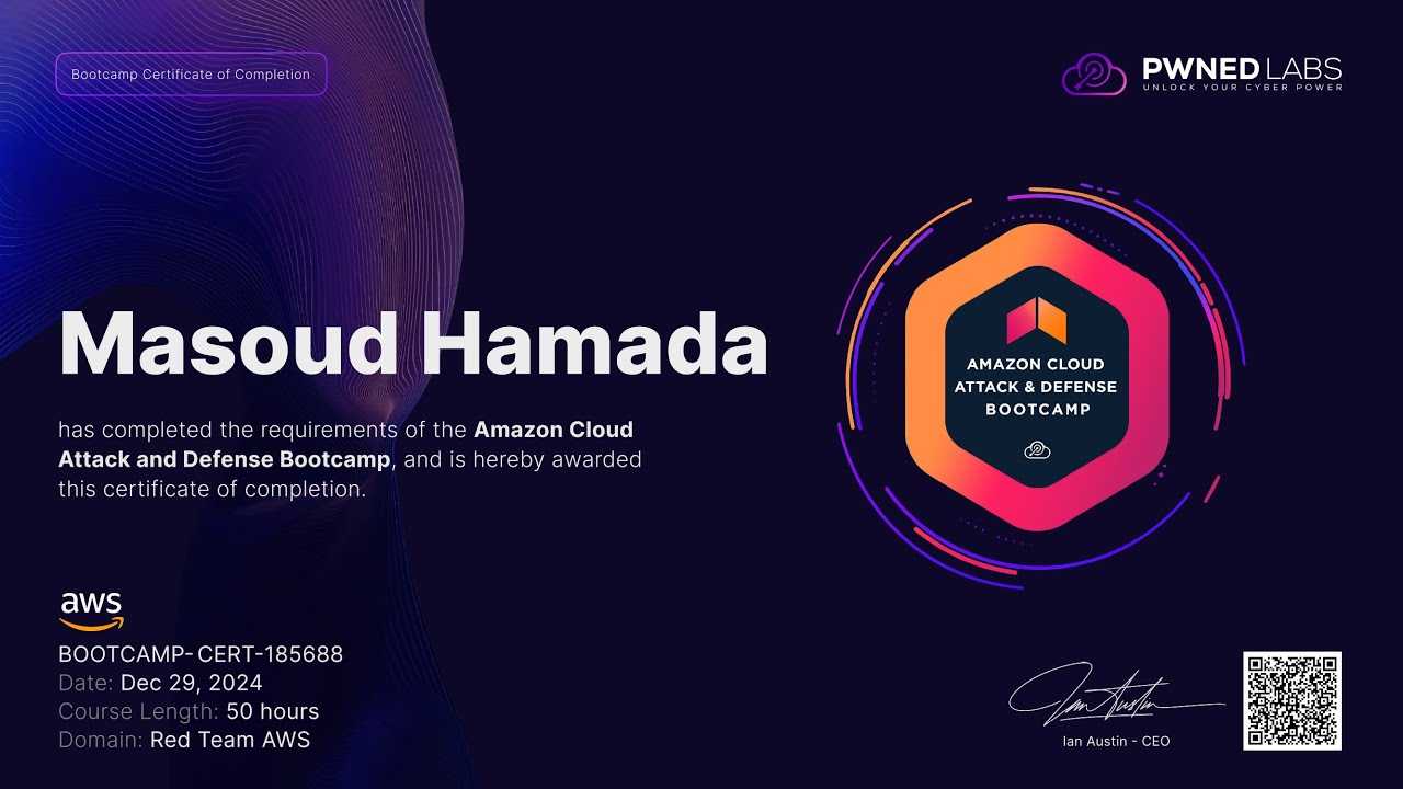 Amazon Cloud Attack and Defense Bootcamp at PwnLabs - YouTube